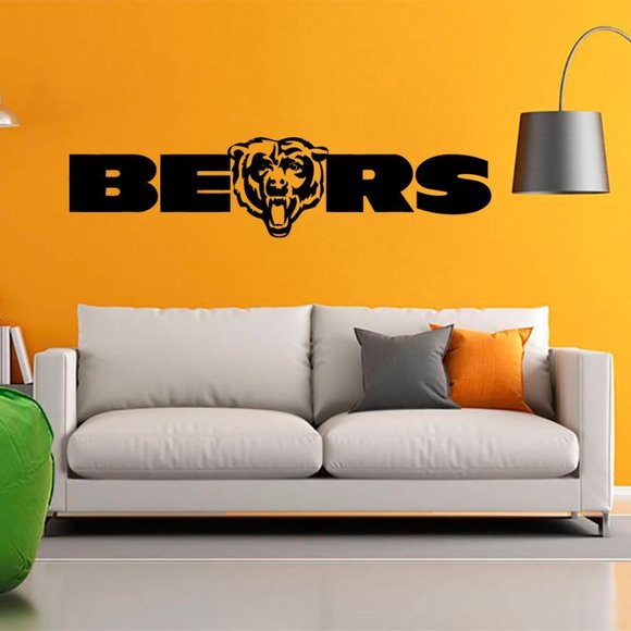 78Queen | Wall Decor | Nfl Football Chicago Bears Logo Vinyl Decal ...